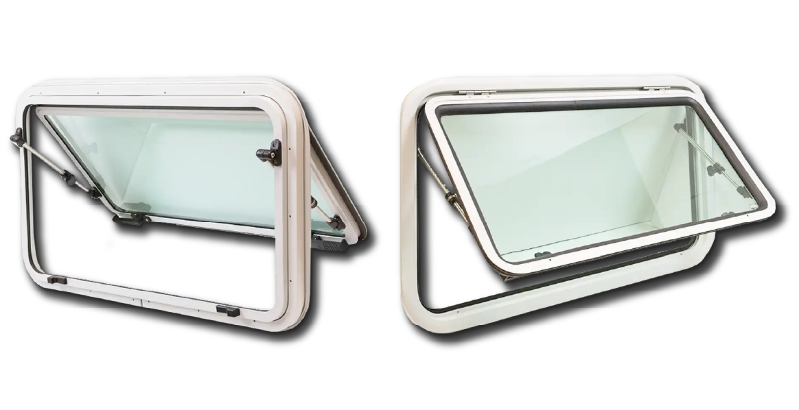 8100 Series Hinged Windows - Bomar USA | Marine & Industrial Closures