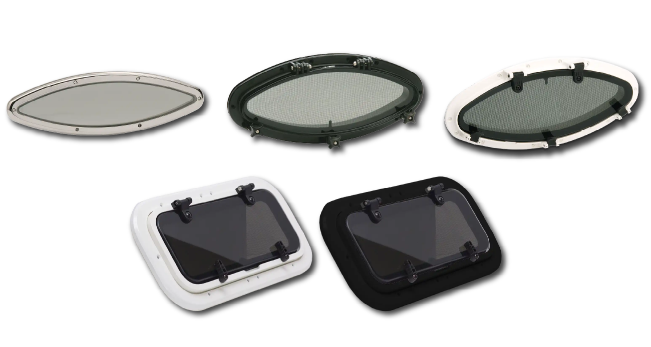 Gray Series Portlights - Bomar USA | Marine & Industrial Closures