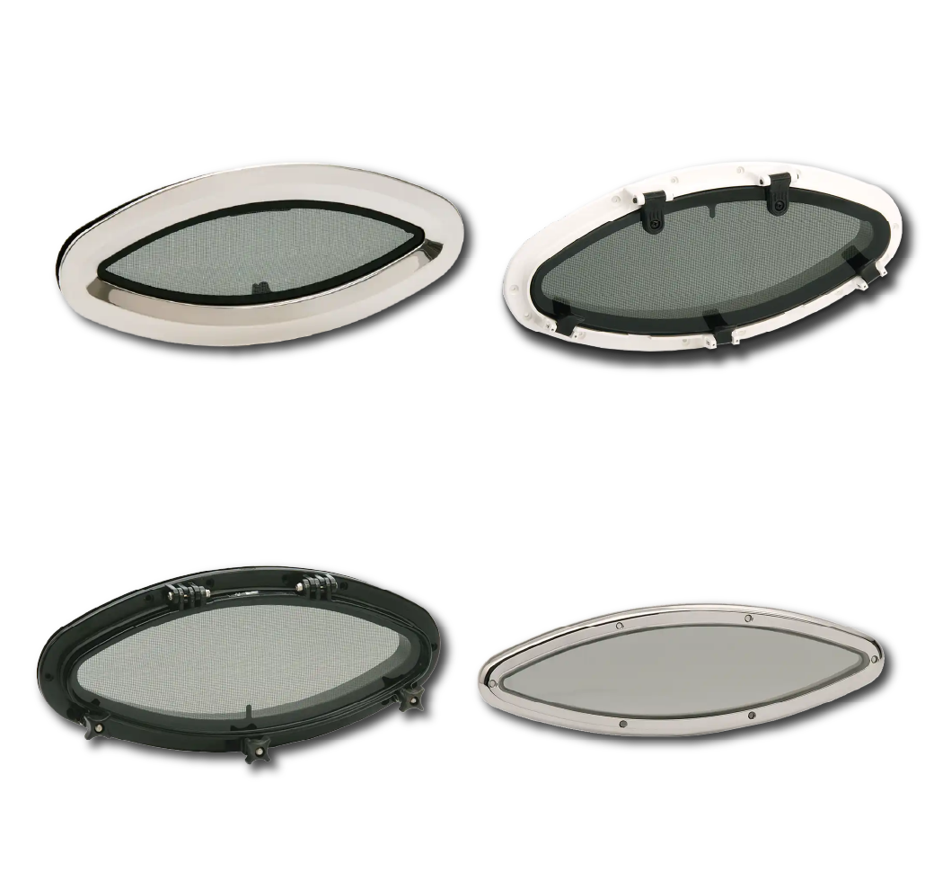 Molded Flagship Series Portlights - Bomar USA | Marine & Industrial ...